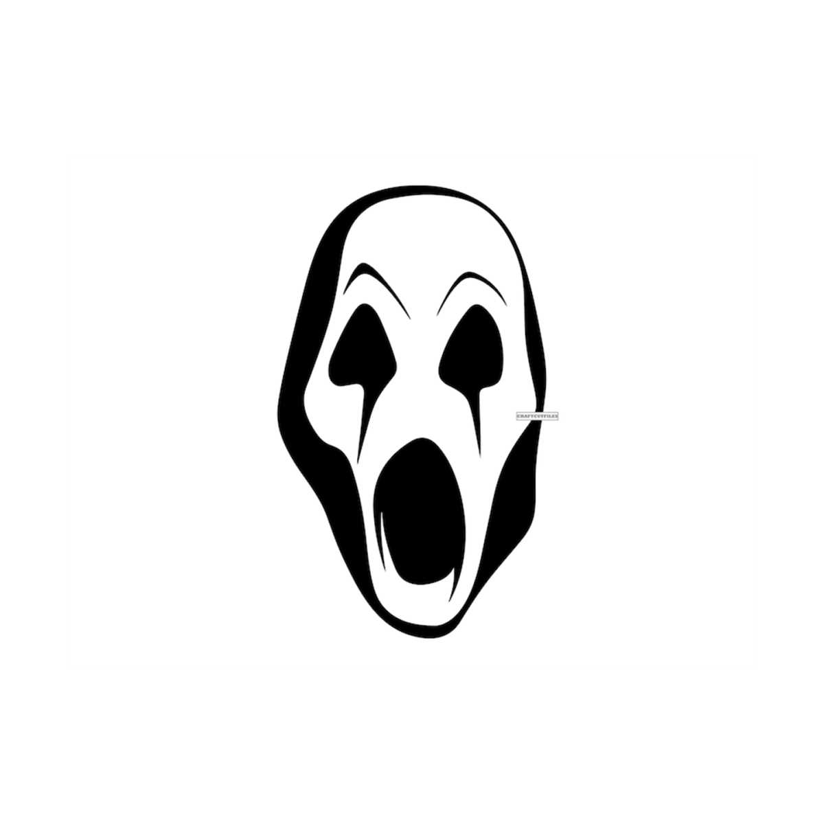 Ghost Face 5 SVG PNG DXF, Scream Svg, Halloween Svg, Ghost F | Inspire ...