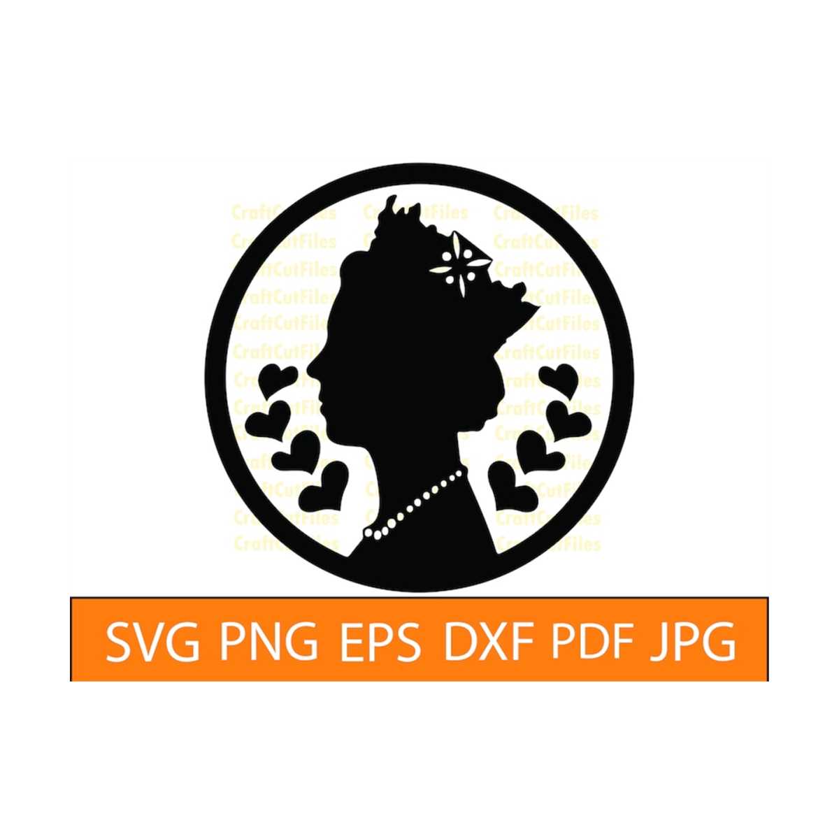 Queen Elizabeth II Emblem SVG PNG Eps Dxf Pdf Jpg, Clipart, | Inspire ...