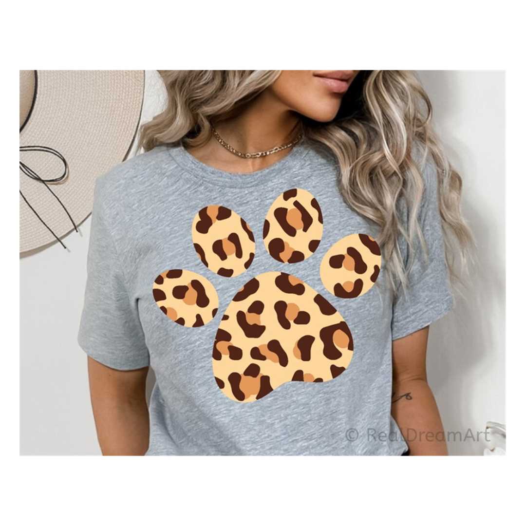 Leopard Paw Svg, Dog Svg, Leopard Print Svg, Paw Svg, Dog Mo - Inspire ...