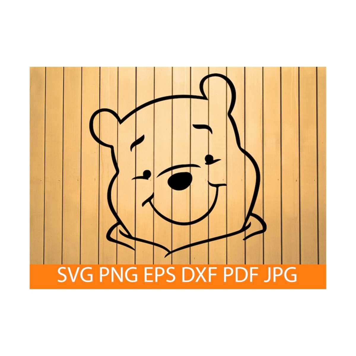 Pooh SVG, Winnie the Pooh SVG, Pooh Clipart, Pooh Files For | Inspire ...