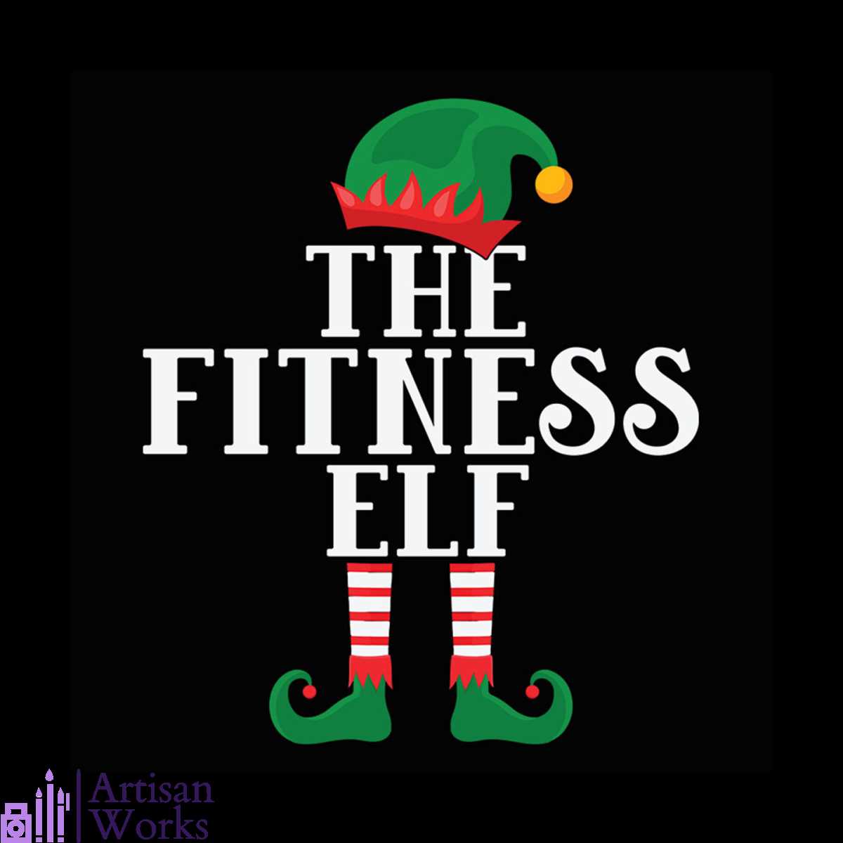 The Fitness Elf Svg, Christmas Svg, Elf Fitness Svg, Elf Svg | Inspire ...