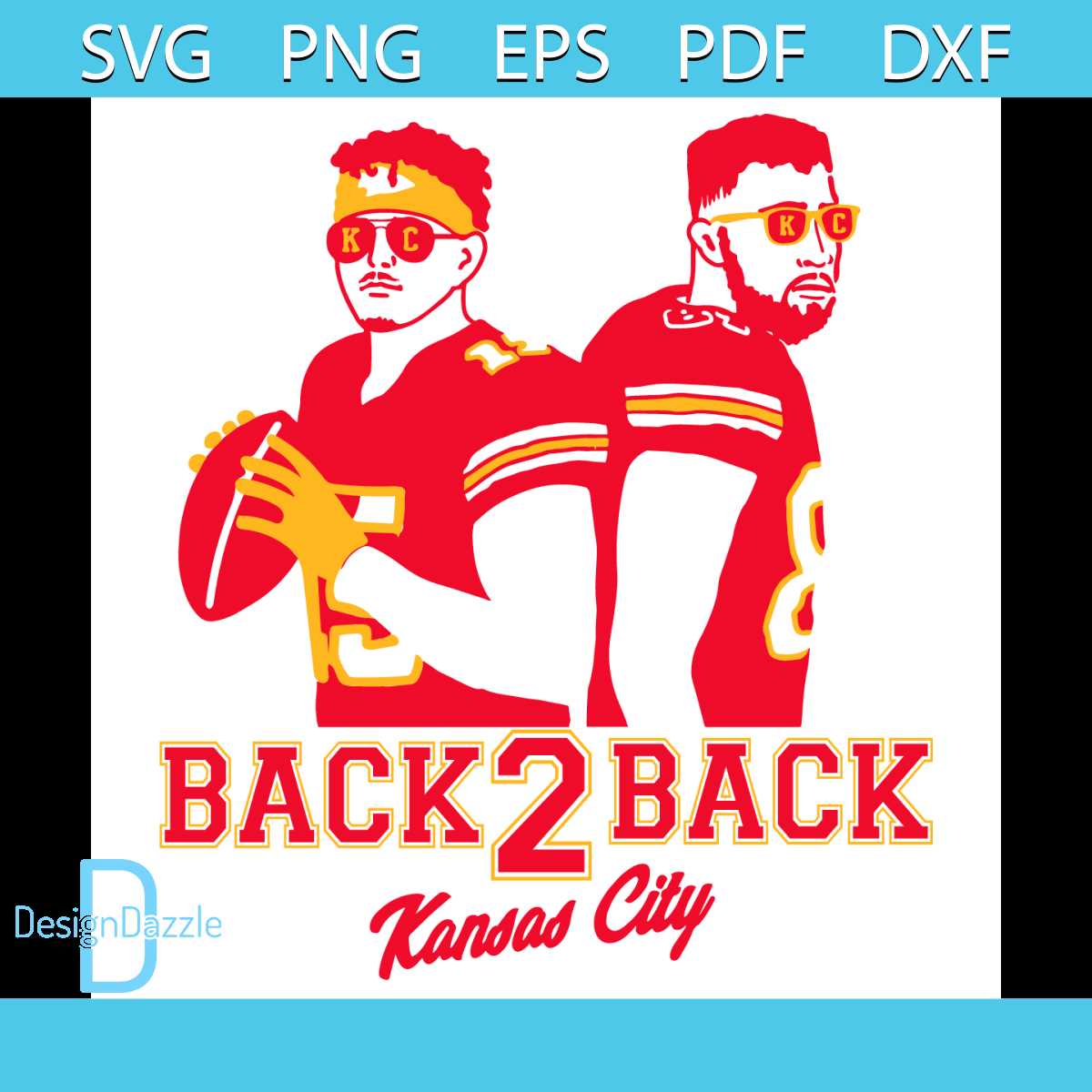 Back To Back Kansas City Chiefs Svg, Sport Svg, Kansas City | Inspire ...