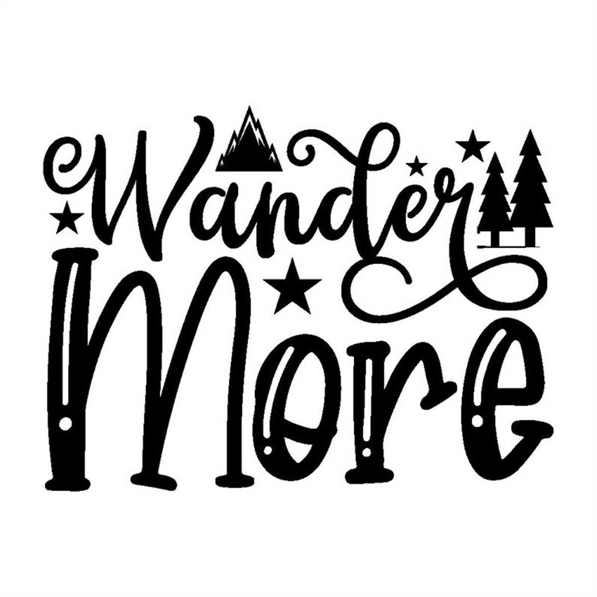 QualityPerfectionUS Digital Download - Wander More - SVG Fil | Inspire ...