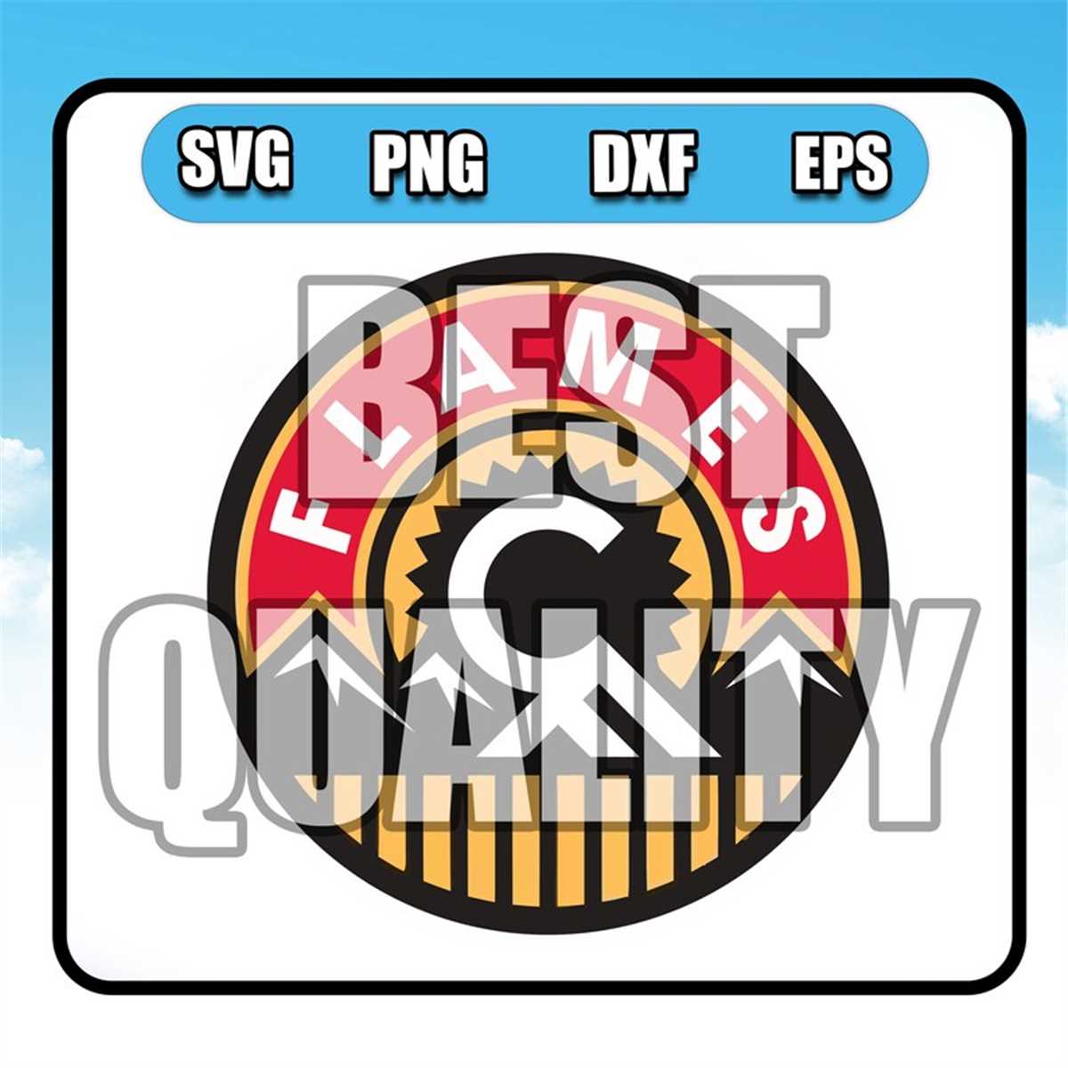 Calgary Flamess SVG PNG, svg Sports files, Svg For Cricut, C | Inspire ...