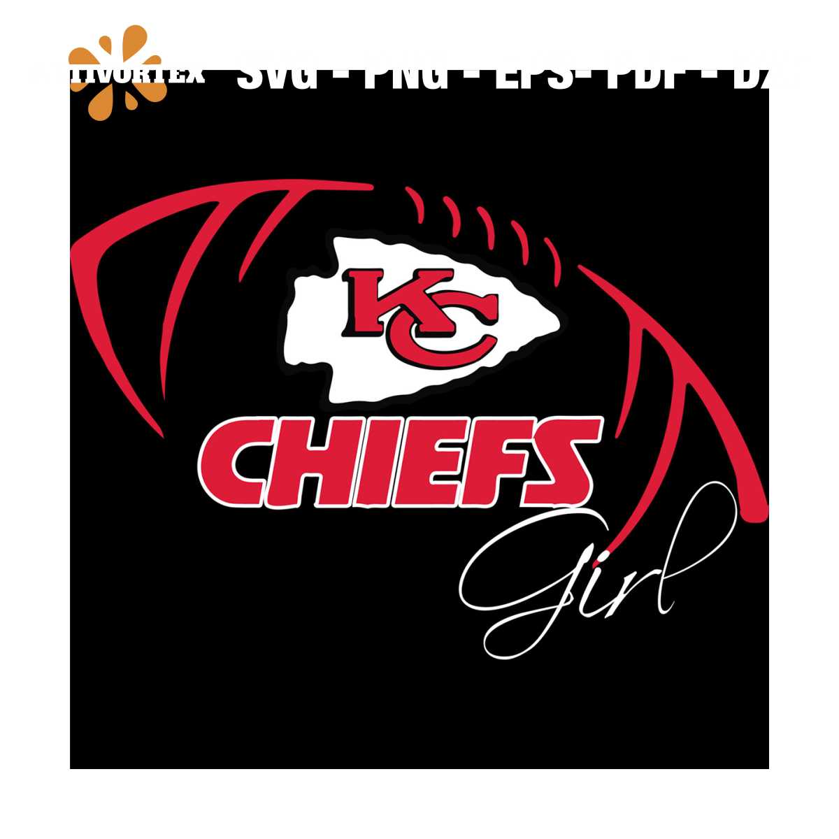 Kansas City Chiefs Girl Svg, Sport Svg, Kansas City Chiefs S | Inspire ...