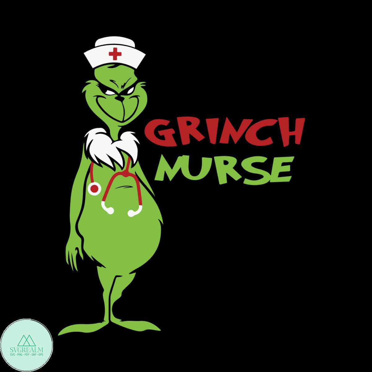 Grinch nurse svg, grinch svg, png, dxf, eps digital file NCR | Inspire ...