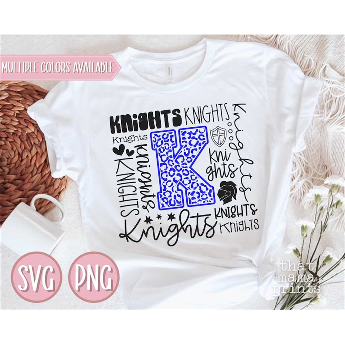 Knights Svg & PNG, Knights Typography Svg, Knights Cheer Svg | Inspire ...