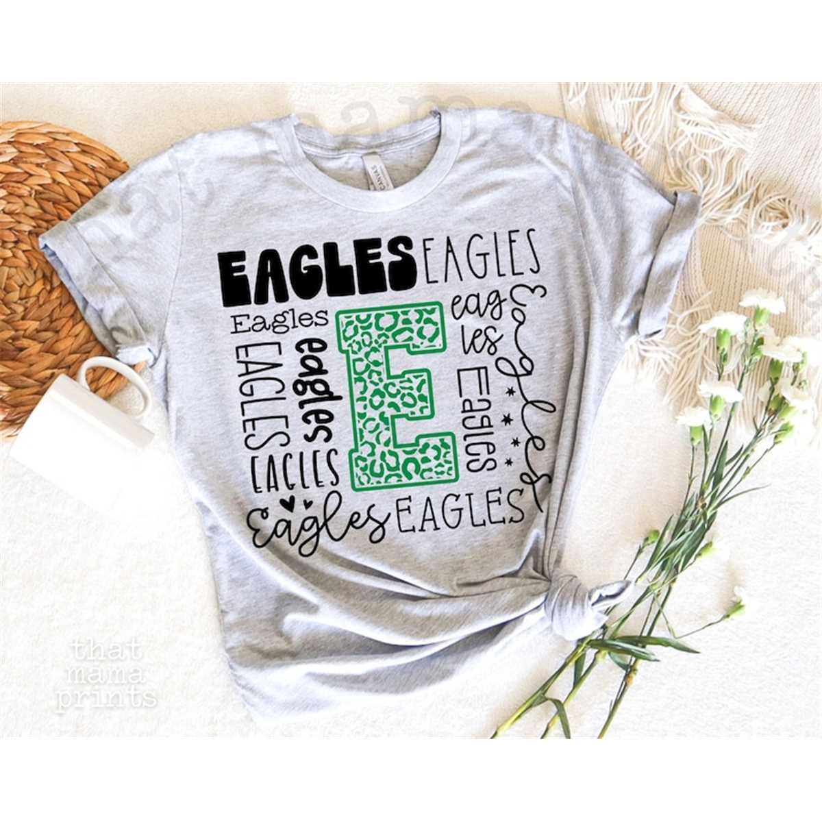 Eagles SVG & PNG, Eagles Typography Svg, Eagles Cheer Svg, E | Inspire ...