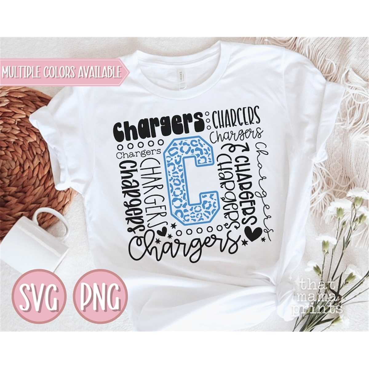 Chargers Svg & PNG, Typography Svg, Chargers Cheer Svg, Char | Inspire ...