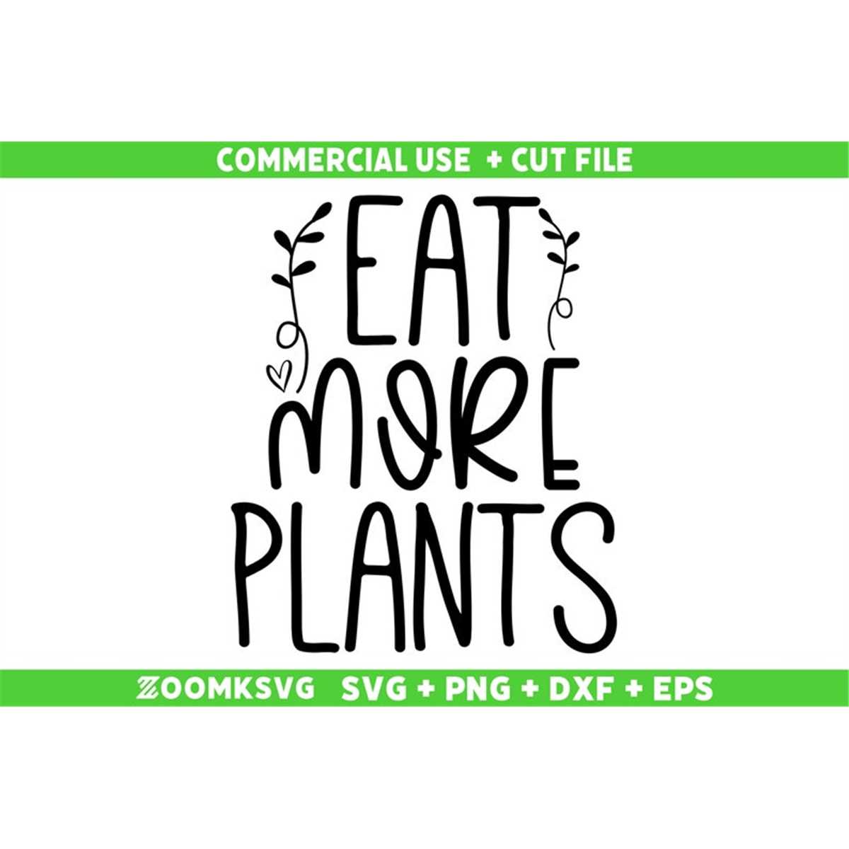 Eat more plants SVG, Vegan SVG, Plant SVG, Houseplant Svg, P - Inspire ...