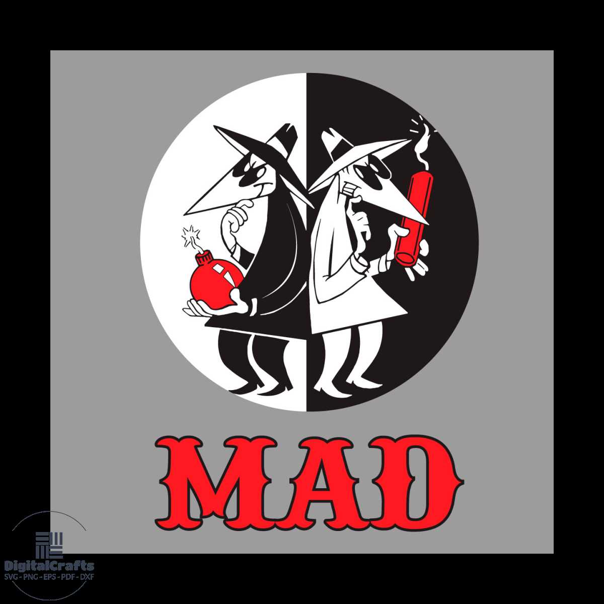 Spy Vs Spy Spion & Spion Mad Comics Funny Mad Magazin SVG PN | Inspire ...