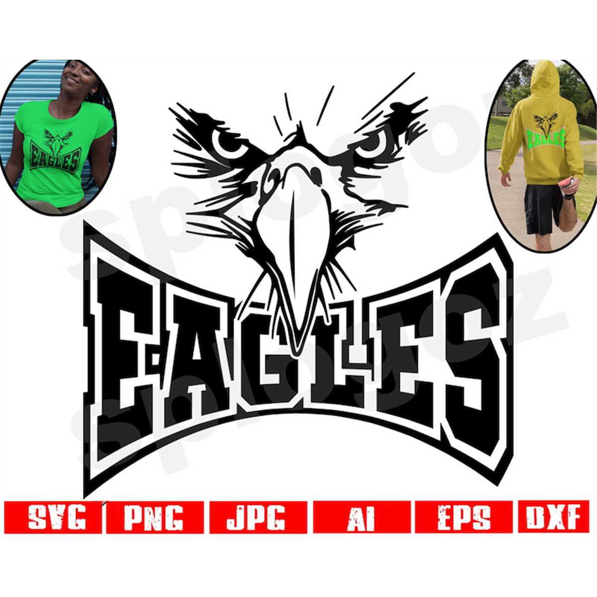 Eagles svg Eagle svg Eagles png Eagle png Eagles mascot svg | Inspire ...