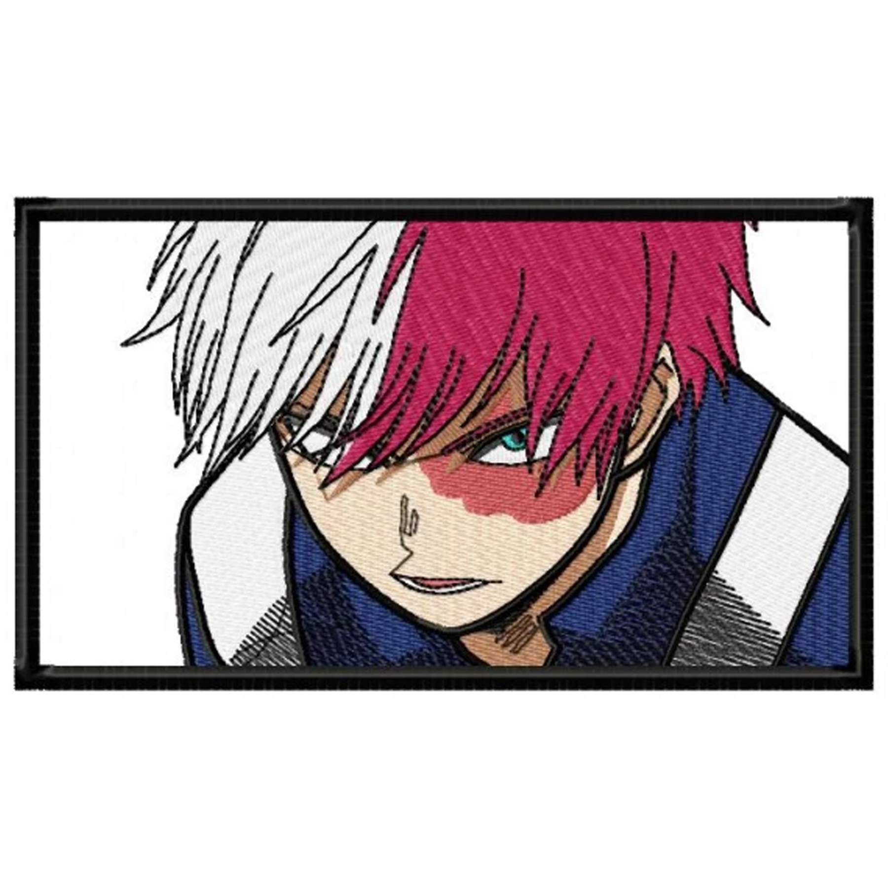 Shoto todoroki embroidery design, Anime design, Mha Embroide - Inspire ...