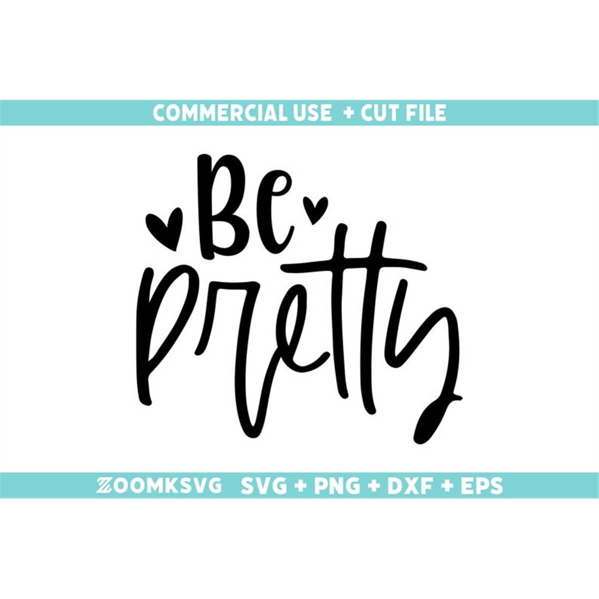 Be pretty SVG, Motivational quotes Svg, Inspirational saying | Inspire ...