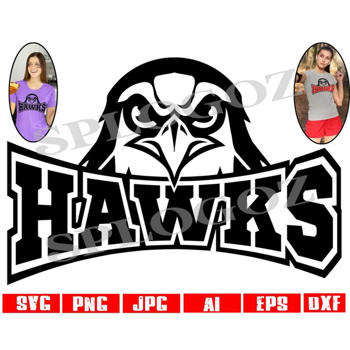 Hawks svg, Hawk svg, Hawks png, Hawk png, Hawks mascot svg, | Inspire ...