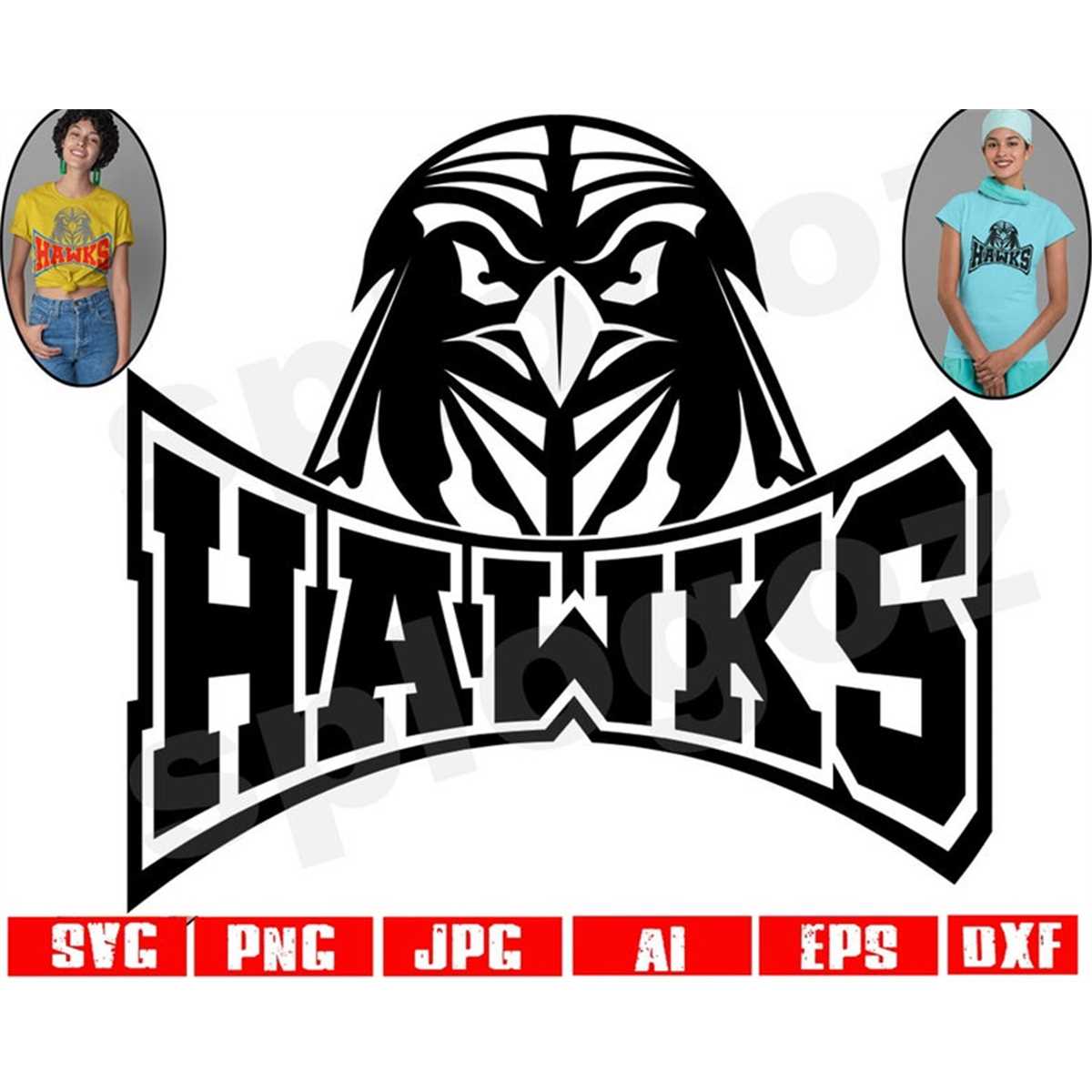 Hawks svg Hawk svg Hawks mascot svg Hawks mascot png Hawks p | Inspire ...