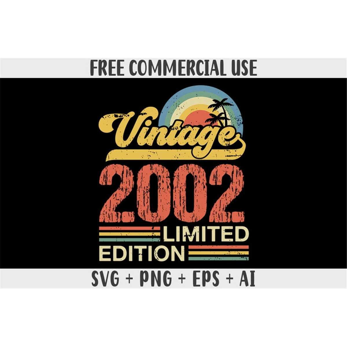 Vintage 2002 Svg, 22nd Birthday Svg, Limited edition Svg, Bi | Inspire ...