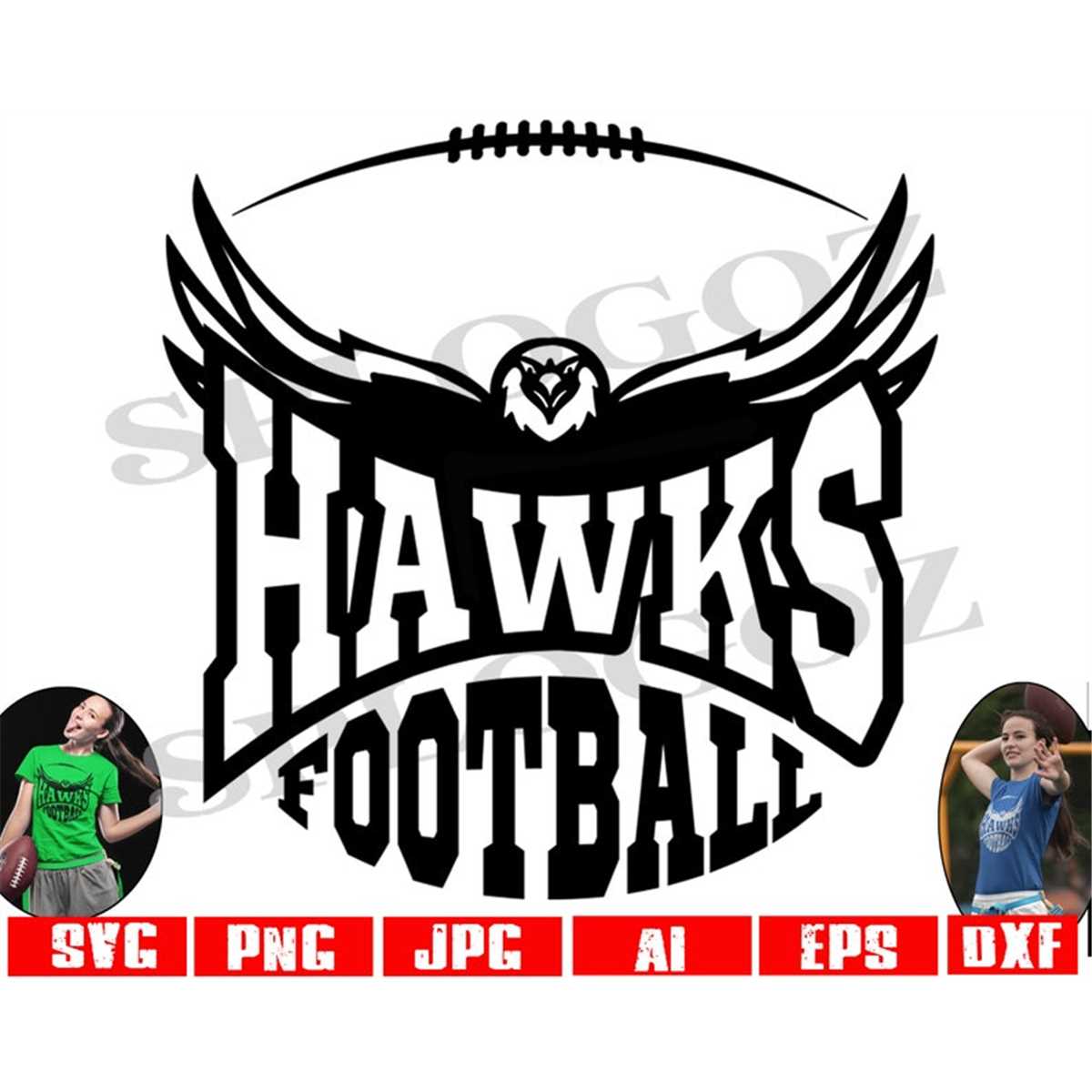 Hawks football svg, Hawk football svg, Hawk svg, Hawks svg,D - Inspire ...