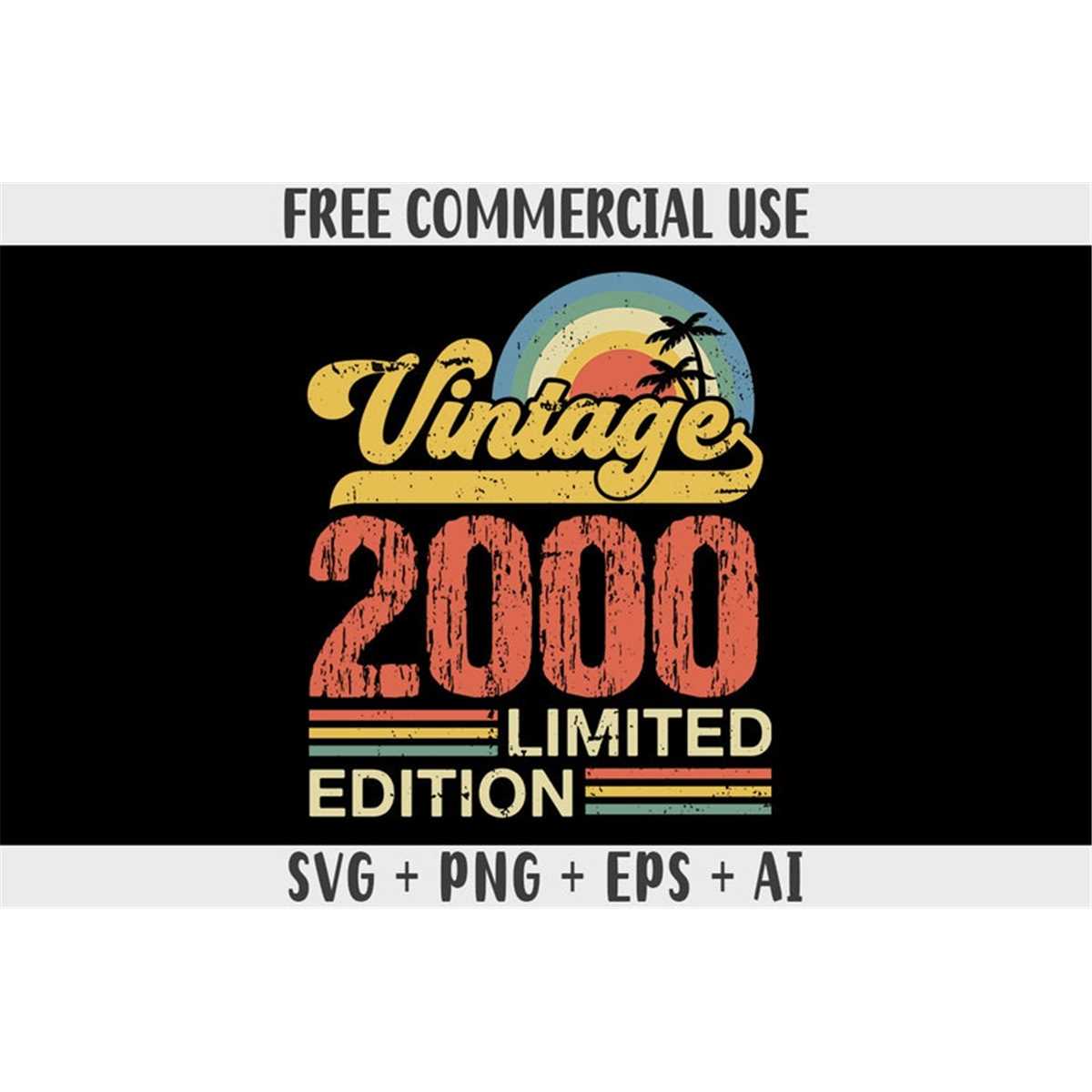 Vintage 2000 Svg, 24th Birthday Svg, Limited edition Svg, Bi | Inspire ...