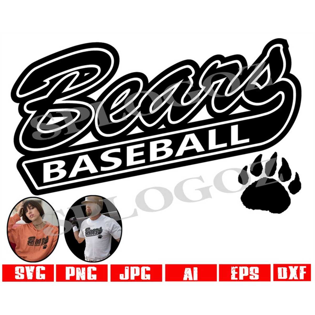 Bears baseball svg, Bear baseball svg, Bears svg, Bear svg S - Inspire ...