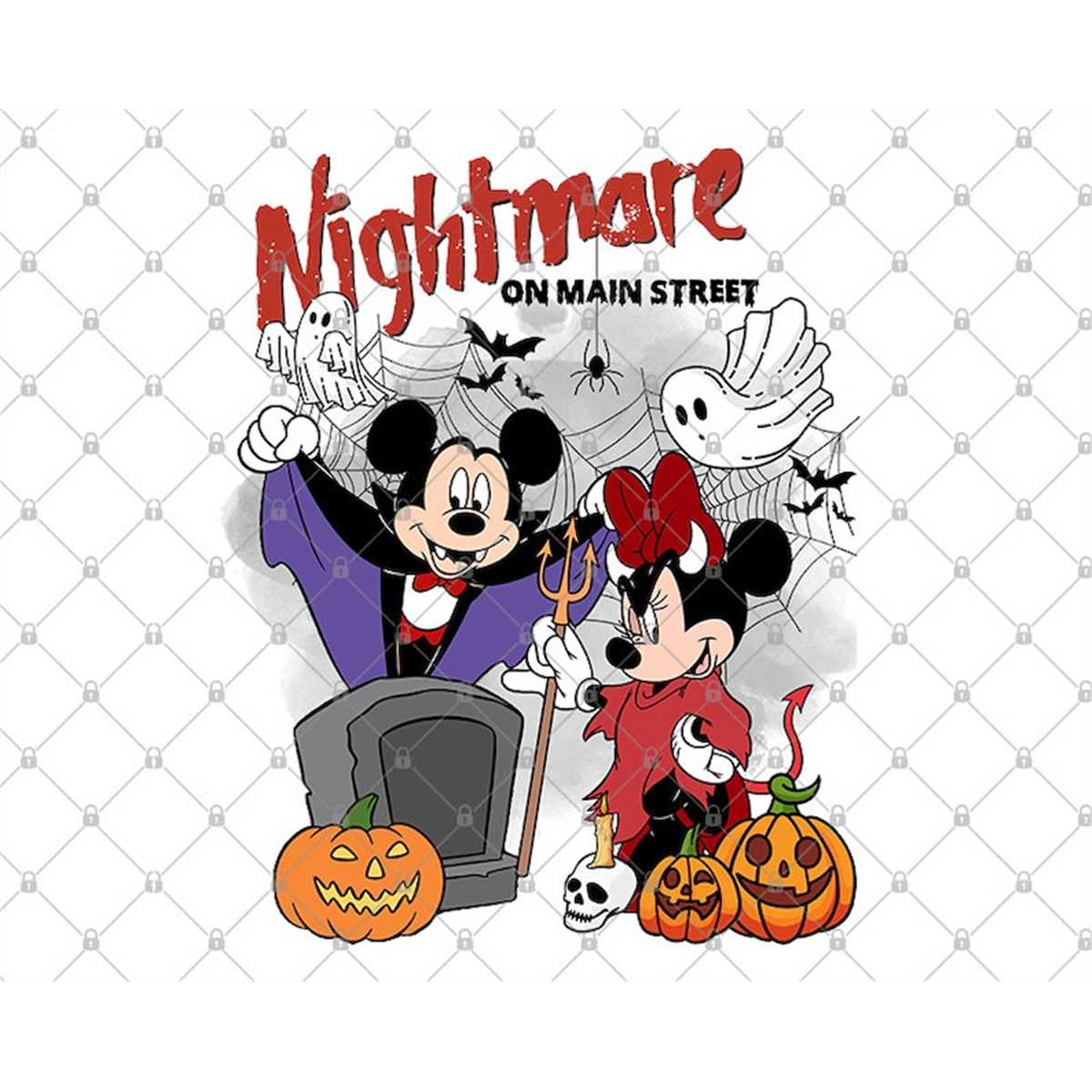 Nightmare On Main Street Png, Halloween Mouse And Friends Pn | Inspire ...
