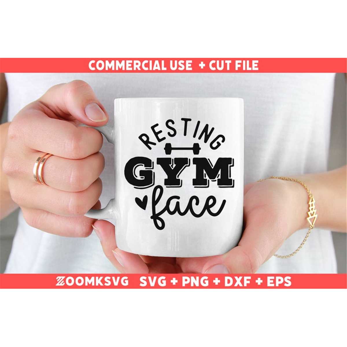 Resting gym face SVG, Gym Svg, gym sayings Svg, Gym png for | Inspire ...