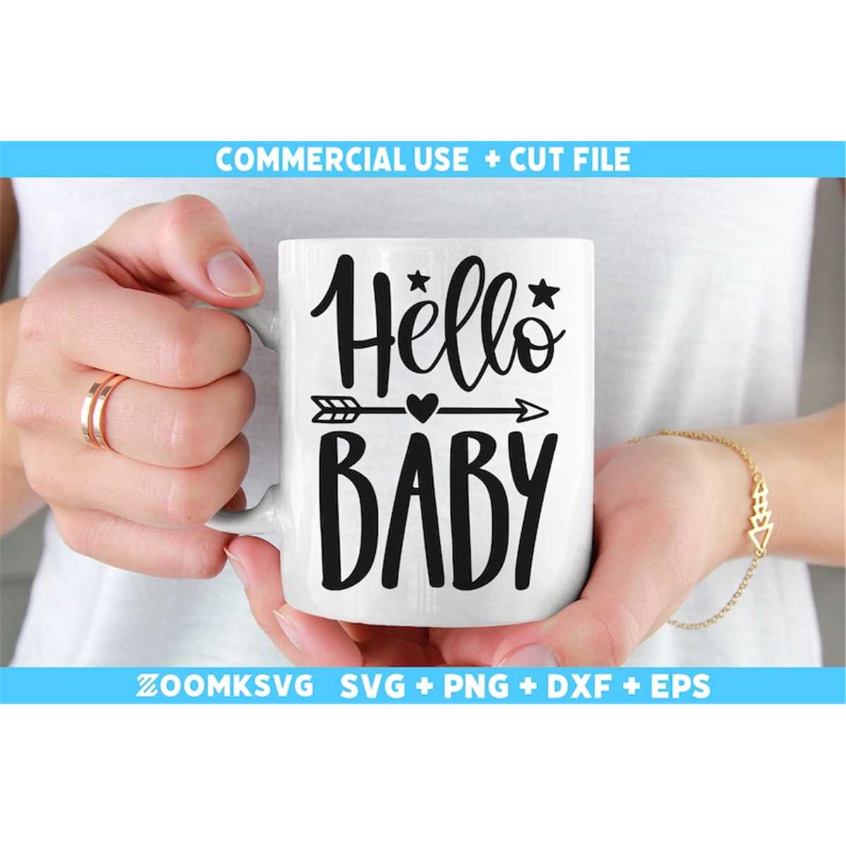 Hello Baby Svg, Baby sayings Svg, Baby Shower Svg, Baby Svg, - Inspire ...