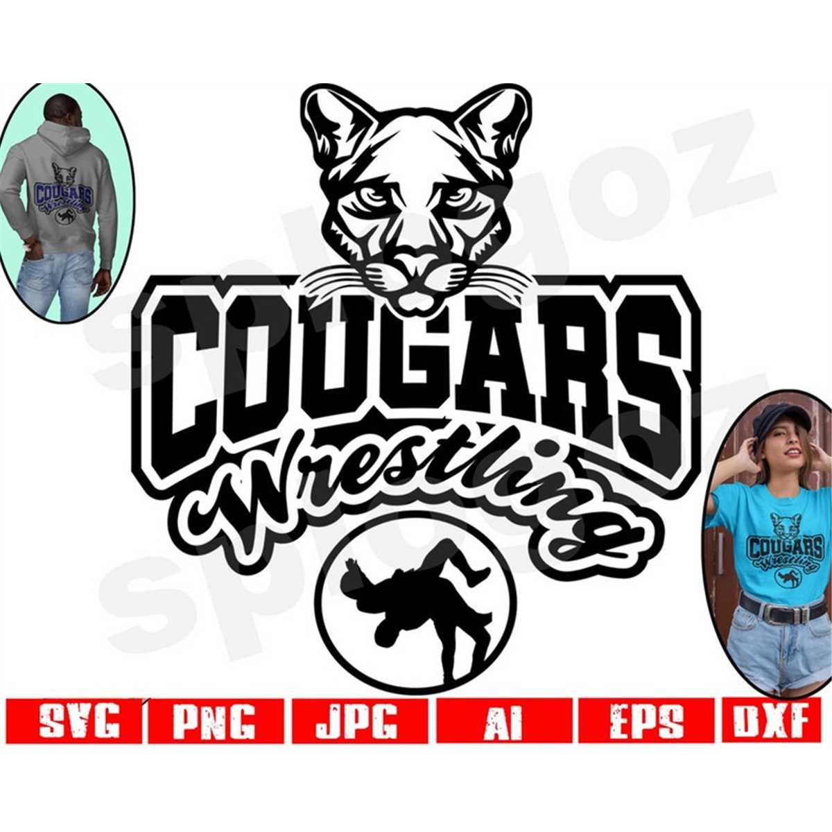 Cougars wrestling svg Cougar wrestling svg Cougars wrestling | Inspire ...