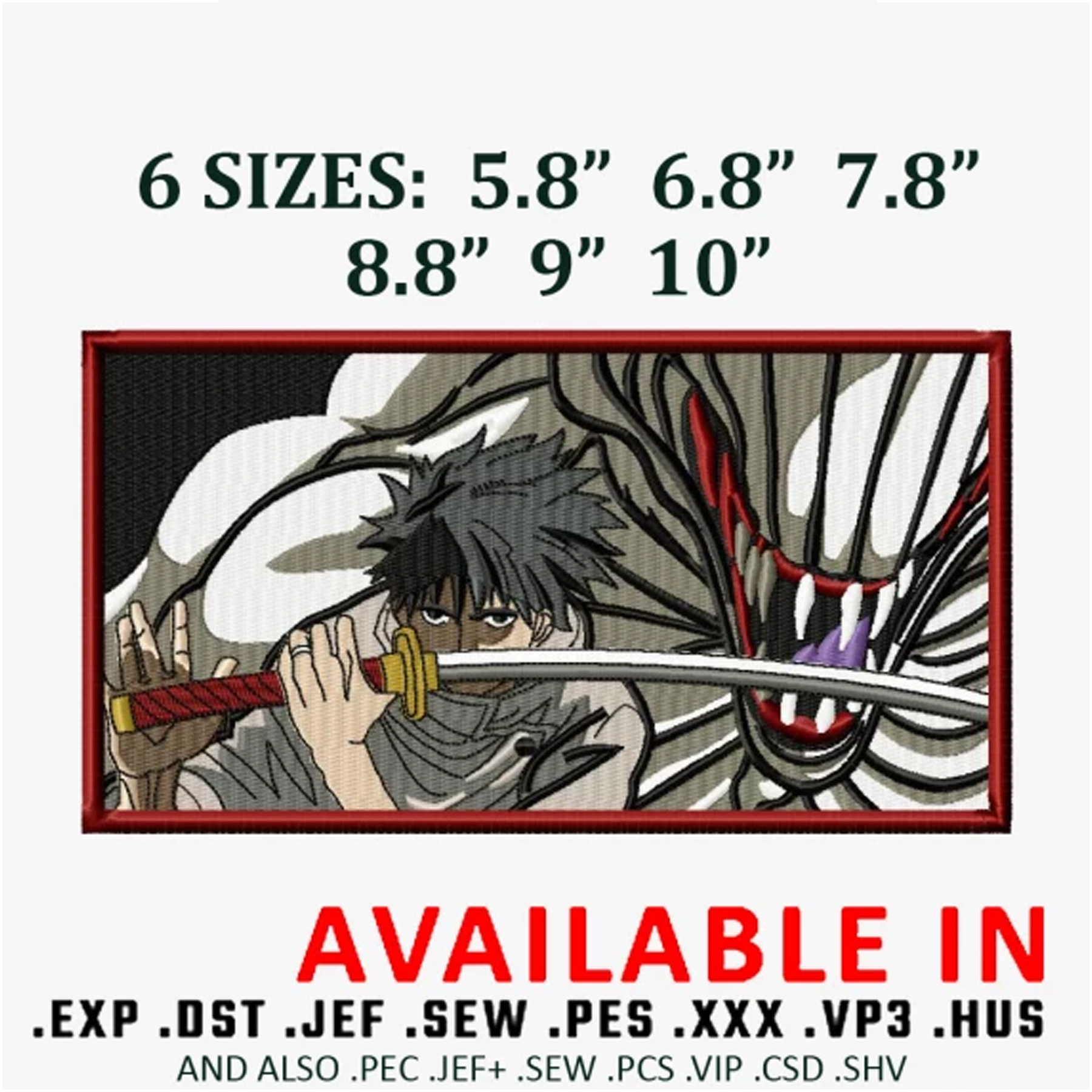 Yuta x rika embroidery design, Jujutsu kaisen Embroidery, Em | Inspire ...