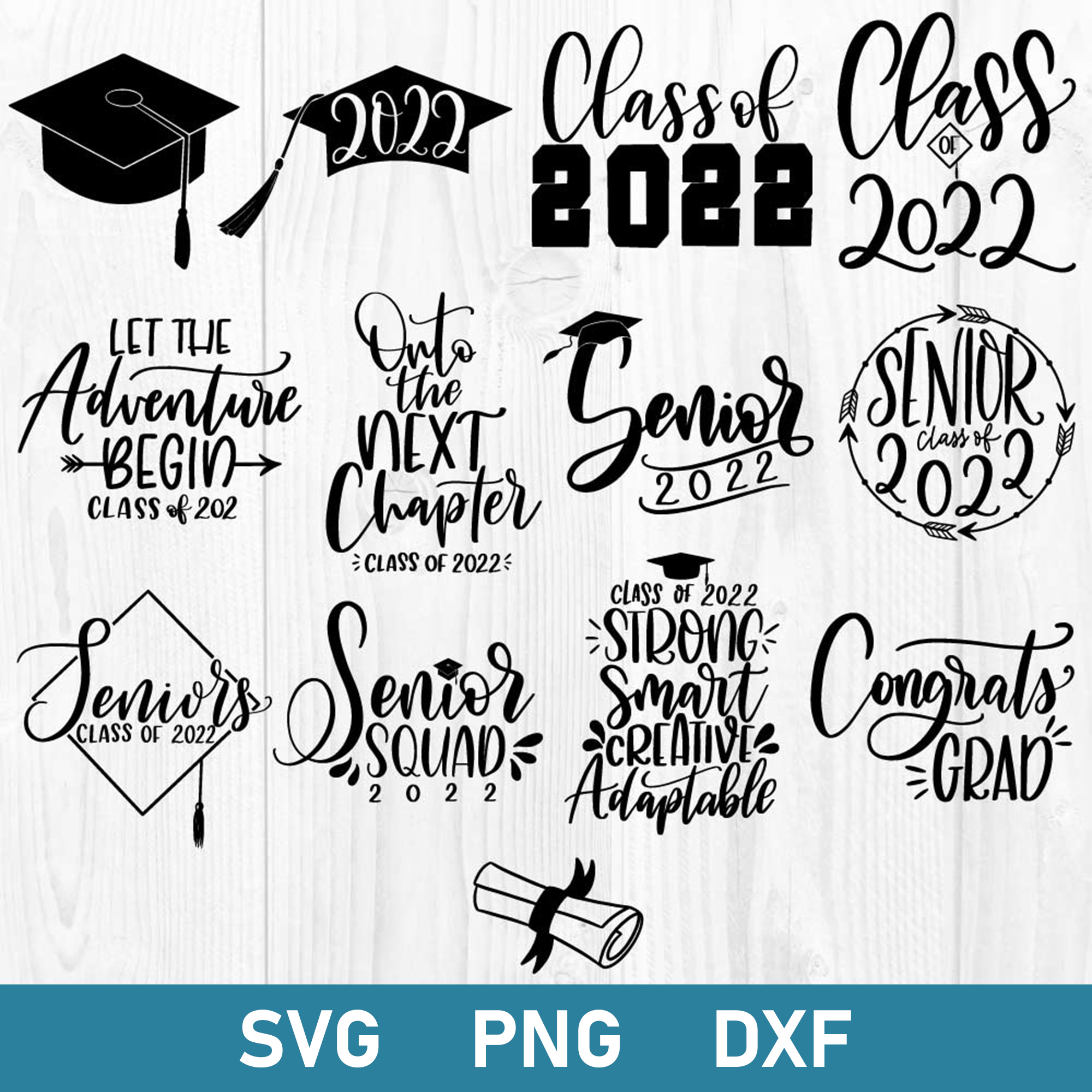 Class Of 2022 Bundle Svg, Senior 2022 Svg, Graduation Svg, P - Inspire ...