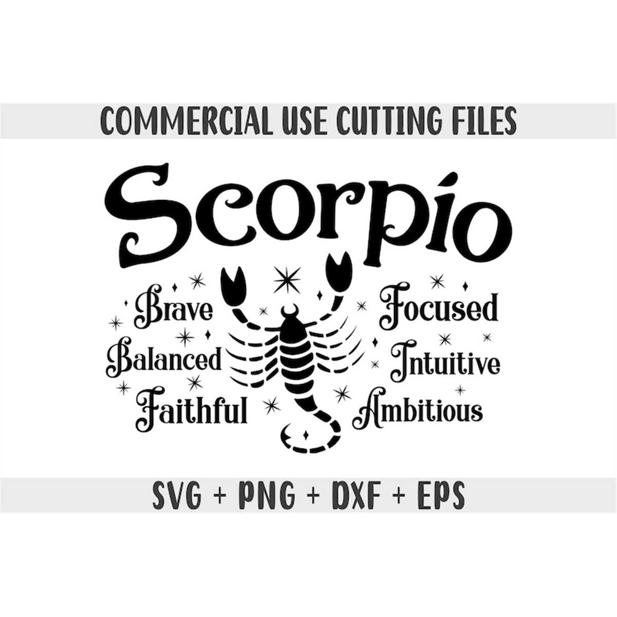 Scorpio SVG, Zodiac SVG, Zodiac Signs Clipart SVG, Gift For - Inspire ...