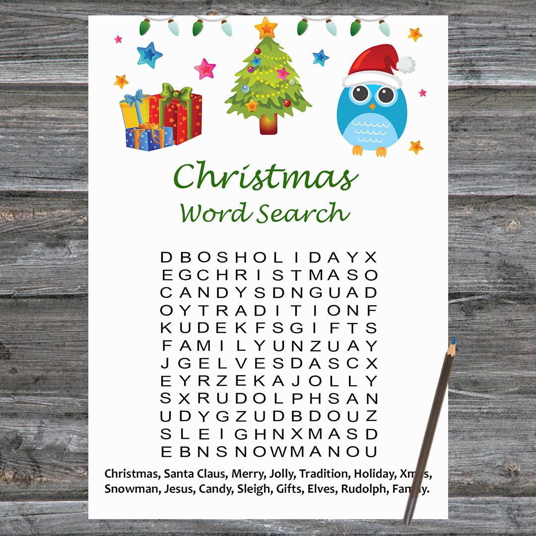 Christmas party games,Christmas Word Search Game Printable,C | Inspire ...