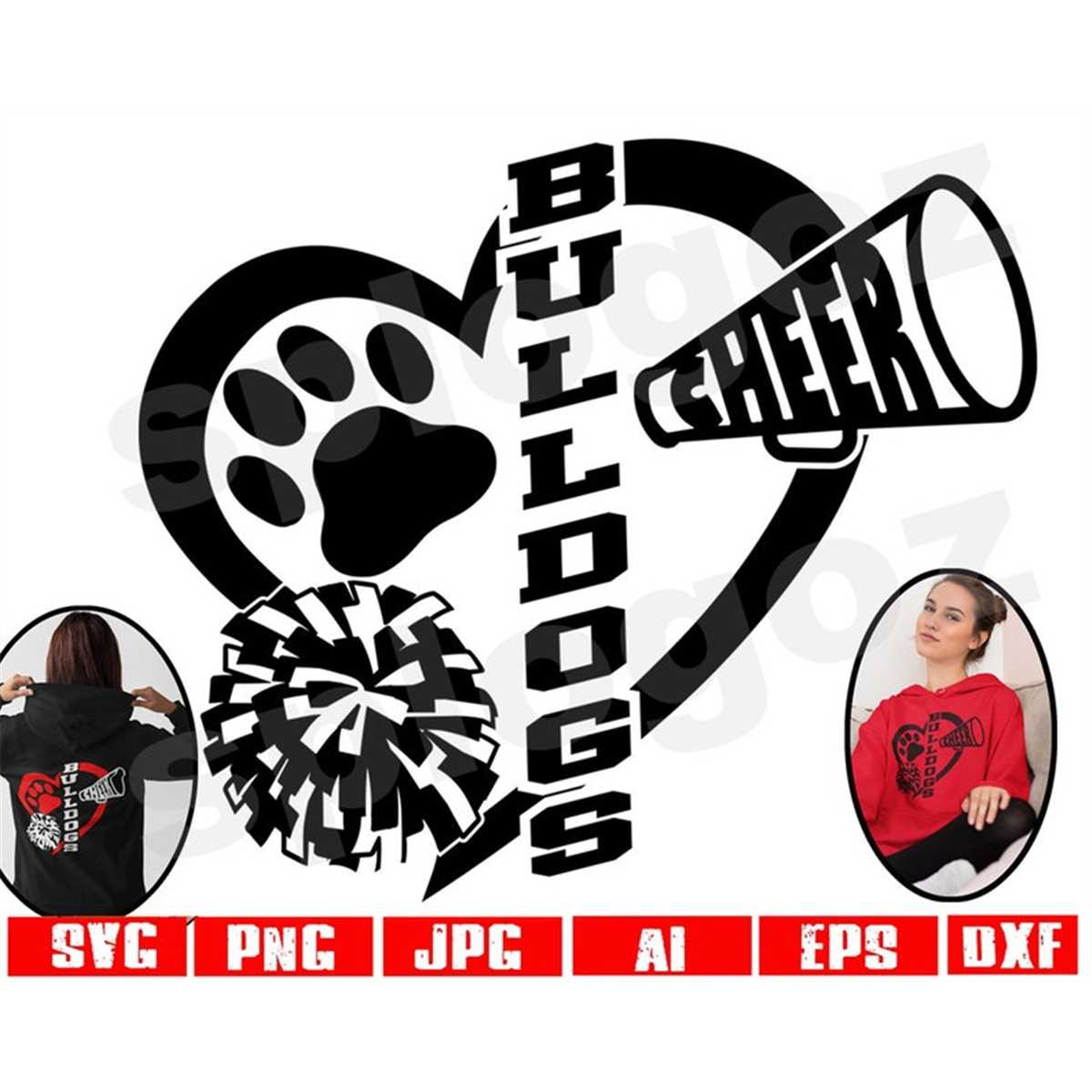 Bulldogs cheer svg Bulldog cheer svg Bulldog cheer png Bulld - Inspire ...