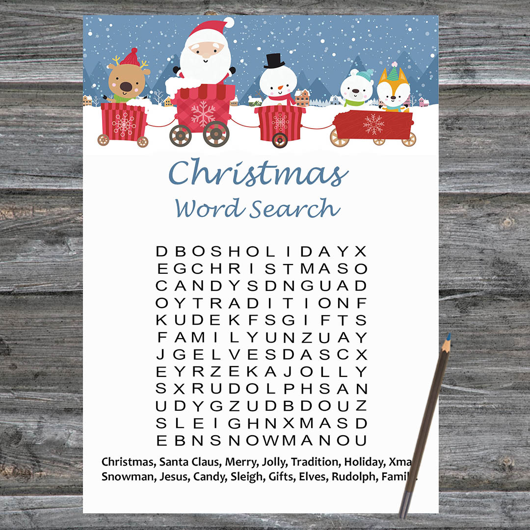 Christmas party games,Christmas Word Search Game Printable,S | Inspire ...