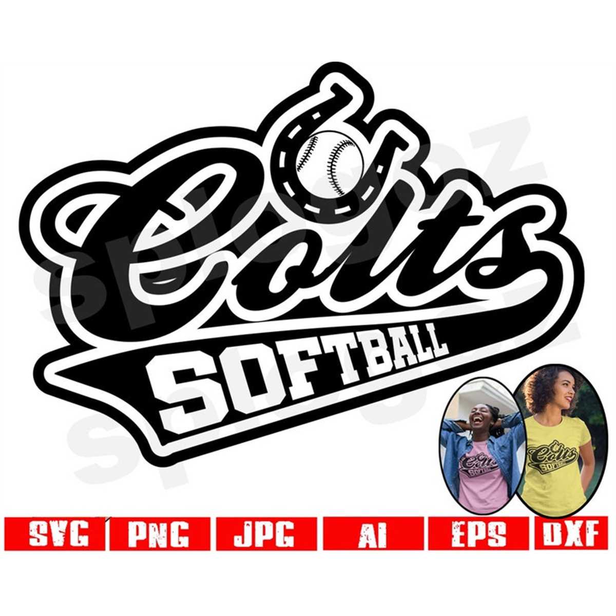 Colts softball svg Colt softball svg Colts softball png Colt | Inspire ...