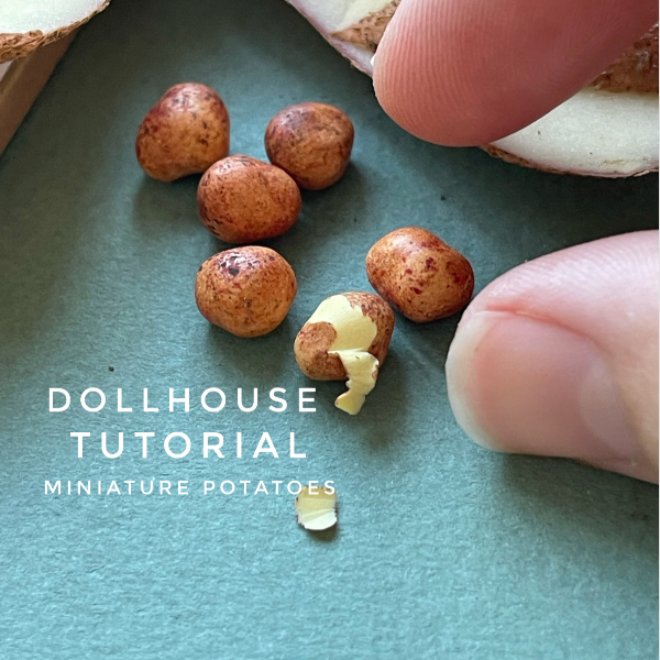 TUTORIAL - miniature potatoes whole and peeled - Inspire Uplift
