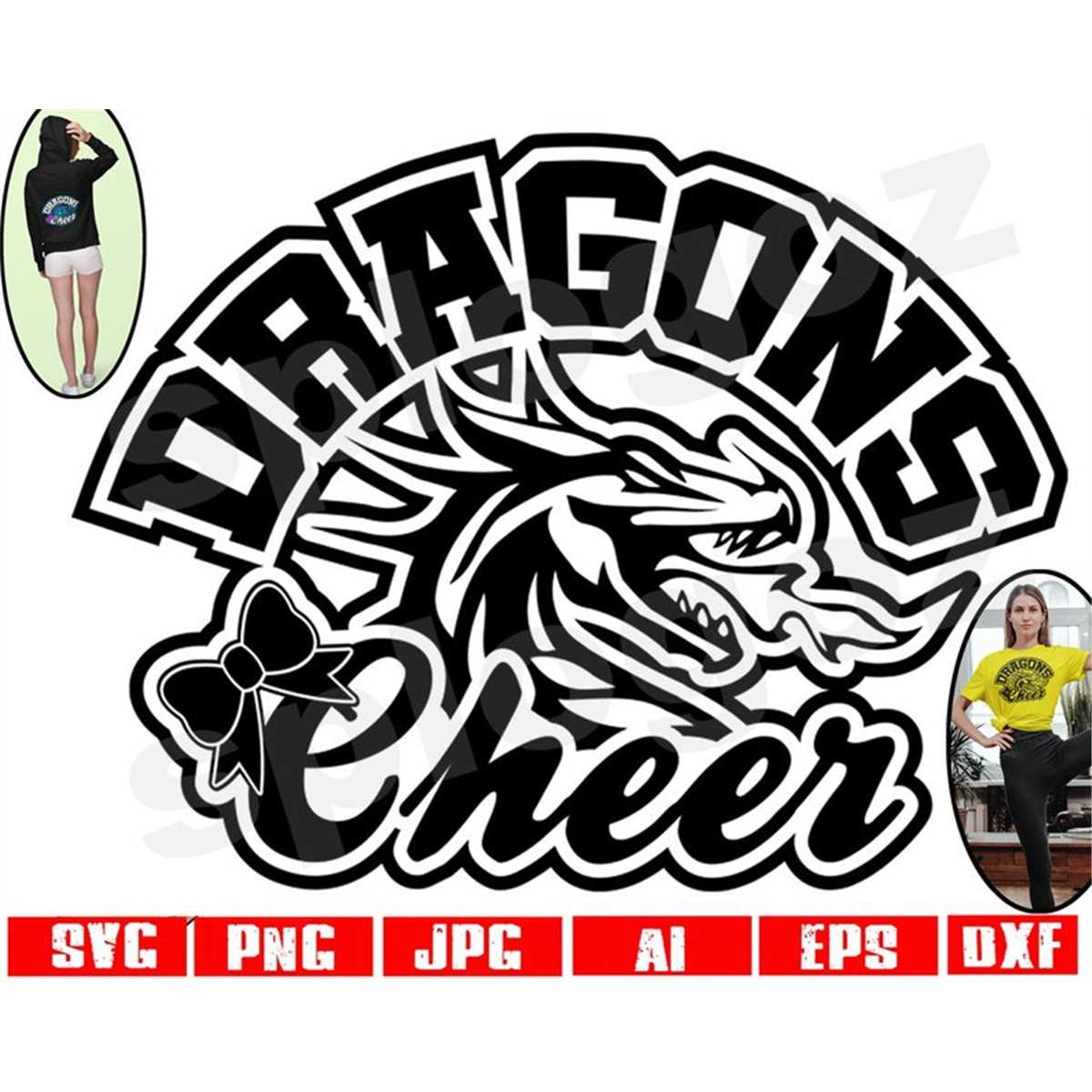 Dragons cheerleading svg Dragon cheerleading svg Dragons che - Inspire ...