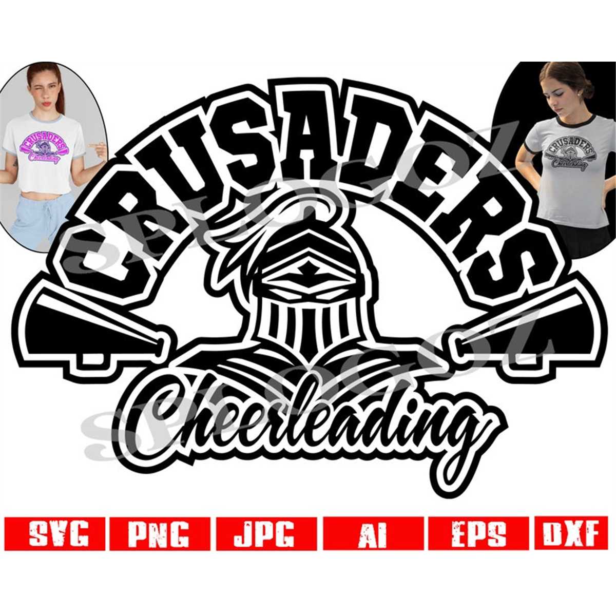 Crusader cheerleading svg, Crusaders cheerleading svg, Crusa - Inspire ...
