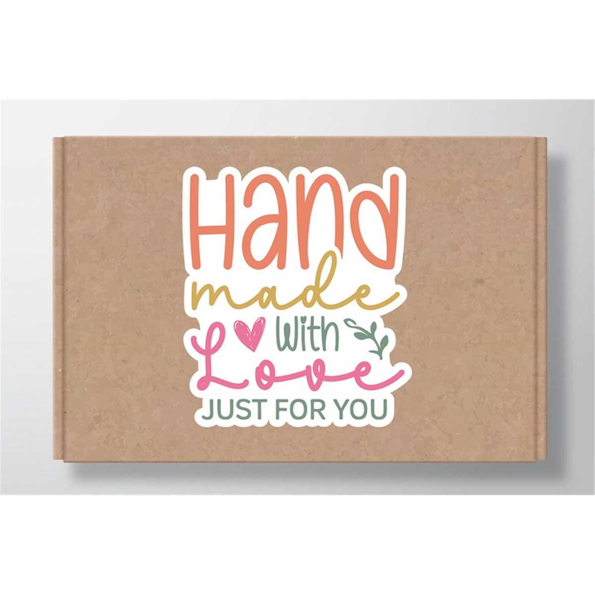 Hand made with love stickers SVG, Boho SVG stickers for smal | Inspire ...