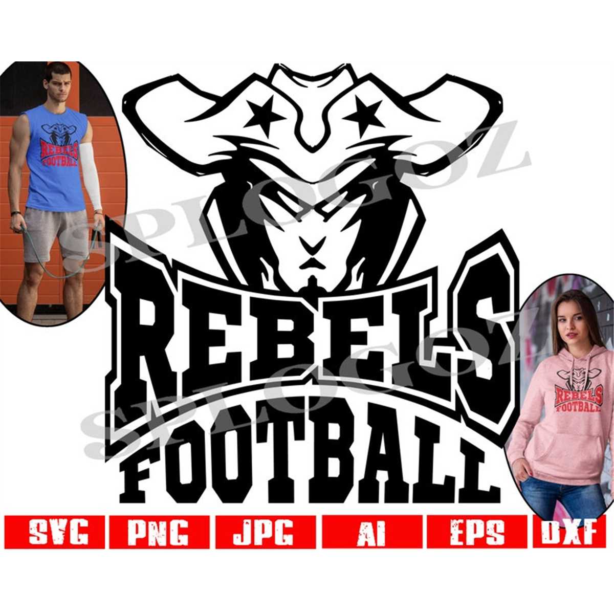 Rebels football svg, Rebel football svg, Rebels football png | Inspire ...