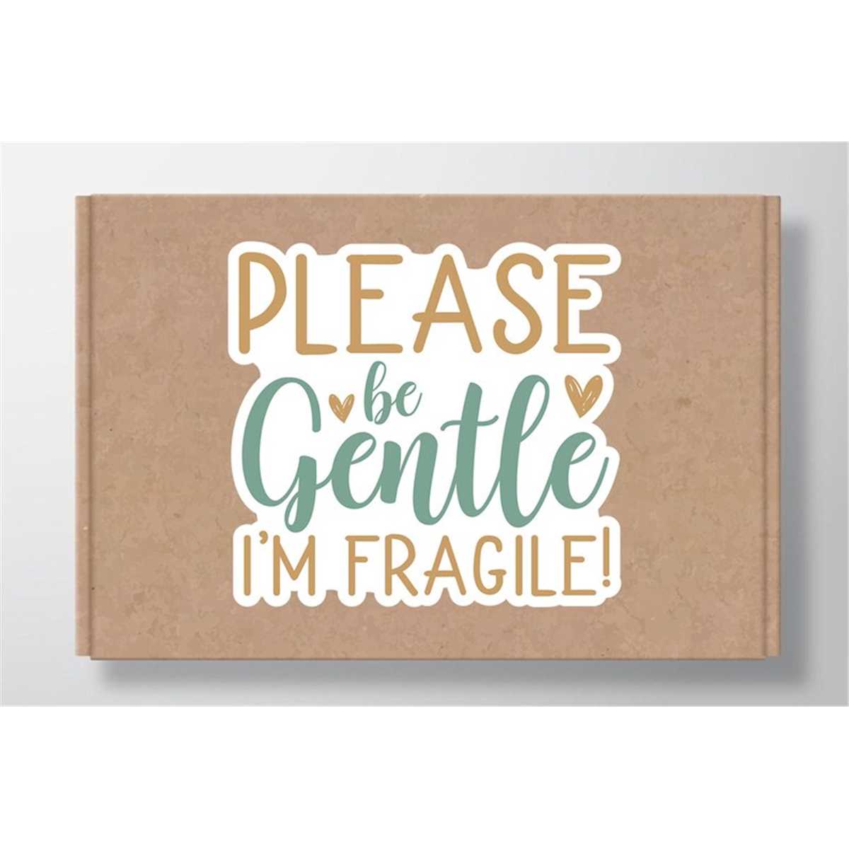 Please be gentle I'm Fragile sticker SVG, Boho SVG stickers | Inspire ...