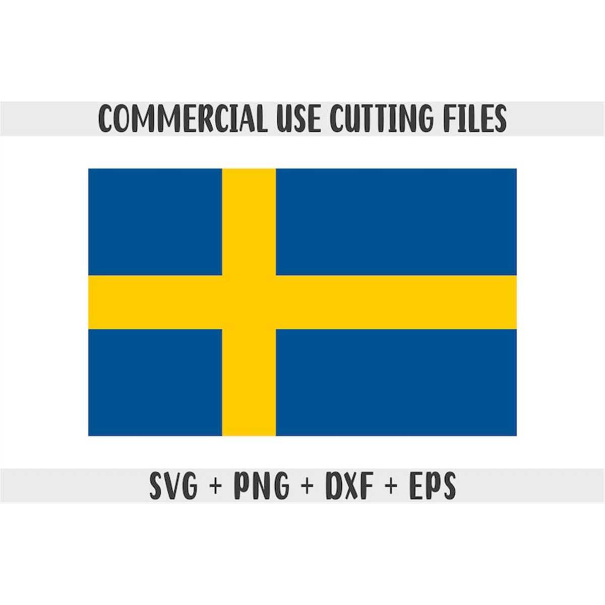 Sweden flag SVG Original colors, Sweden Flag Png, Commercial | Inspire ...