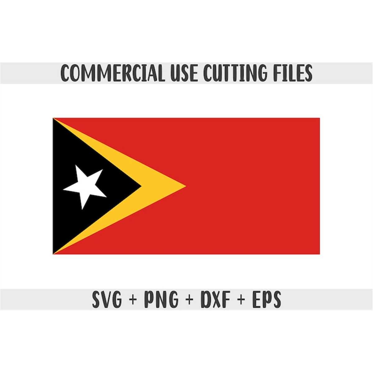 Timor-Leste flag SVG Original colors, Timor-Leste Flag Png C | Inspire ...