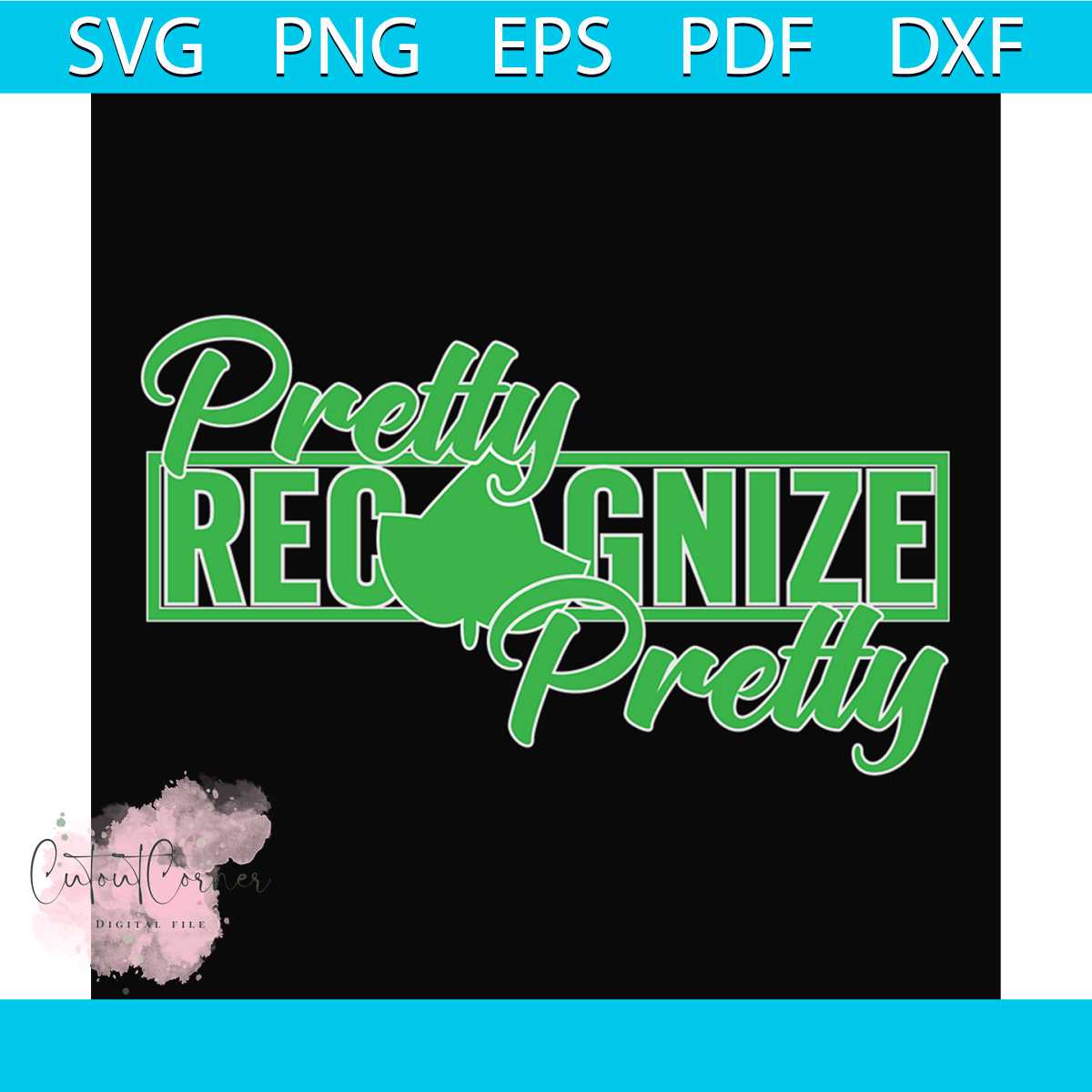 Pretty Recognize Pretty Svg, Sorority Svg, Alpha Kappa Svg, - Inspire ...
