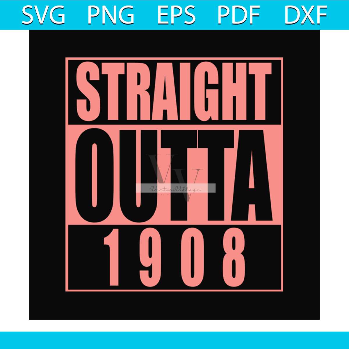 Straight Outta 1908 Svg, Sorority Svg, Alpha Kappa Svg, Alph | Inspire ...