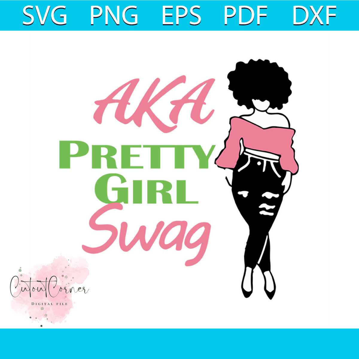 Aka Pretty Swag Svg, Sorority Svg, Alpha Kappa Svg, Alpha Sv | Inspire ...