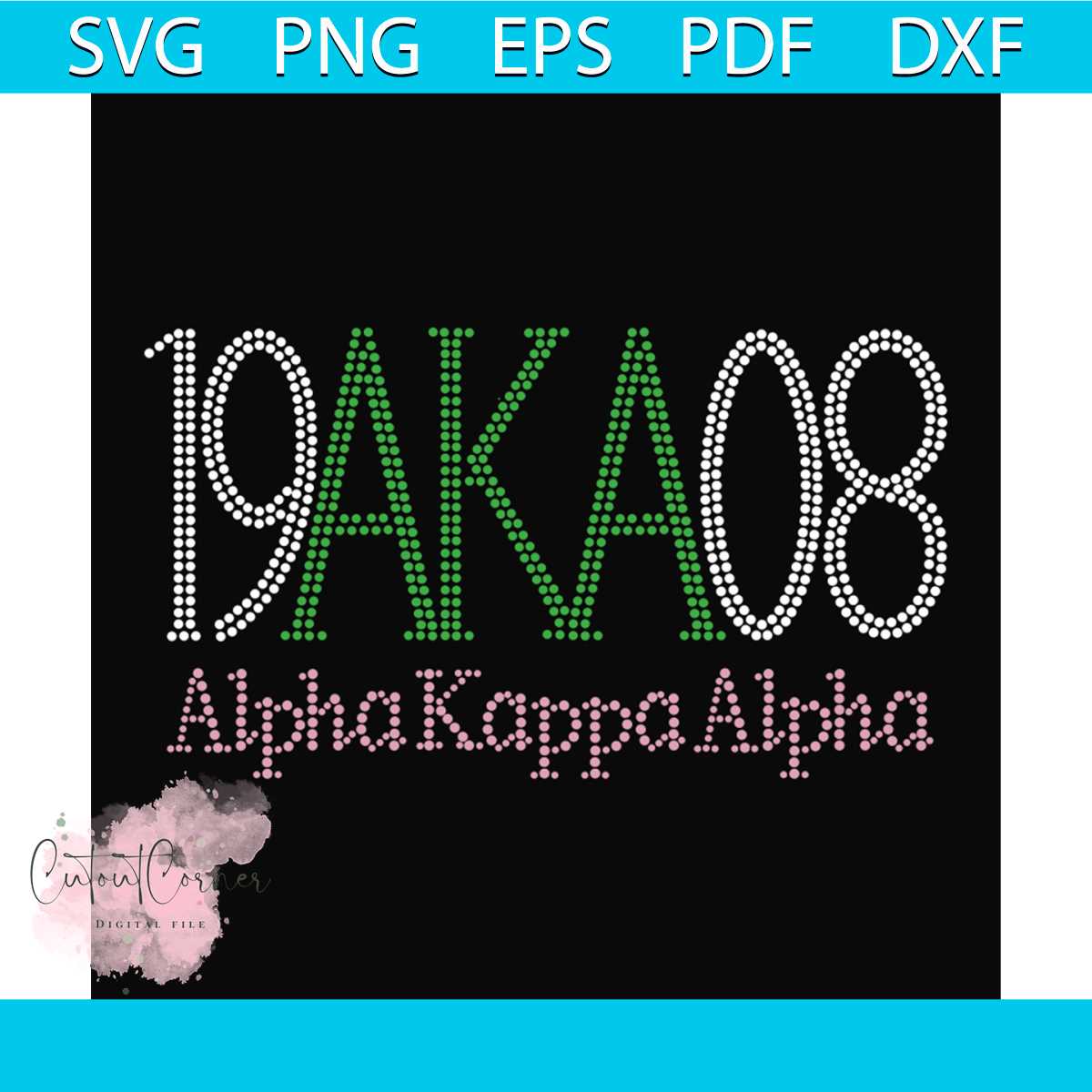 19Aka08 Svg, Sorority Svg, Alpha Kappa Svg, Alpha Svg, Aka S | Inspire ...