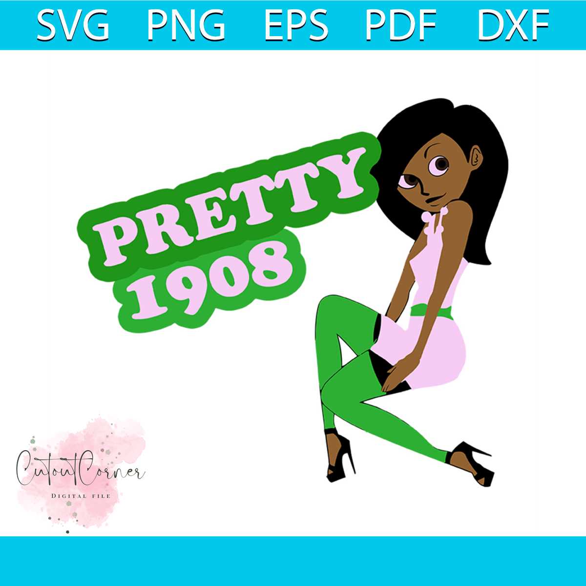 Pretty 1908 Svg, Sorority Svg, Alpha Kappa Svg, Alpha Svg, A | Inspire ...