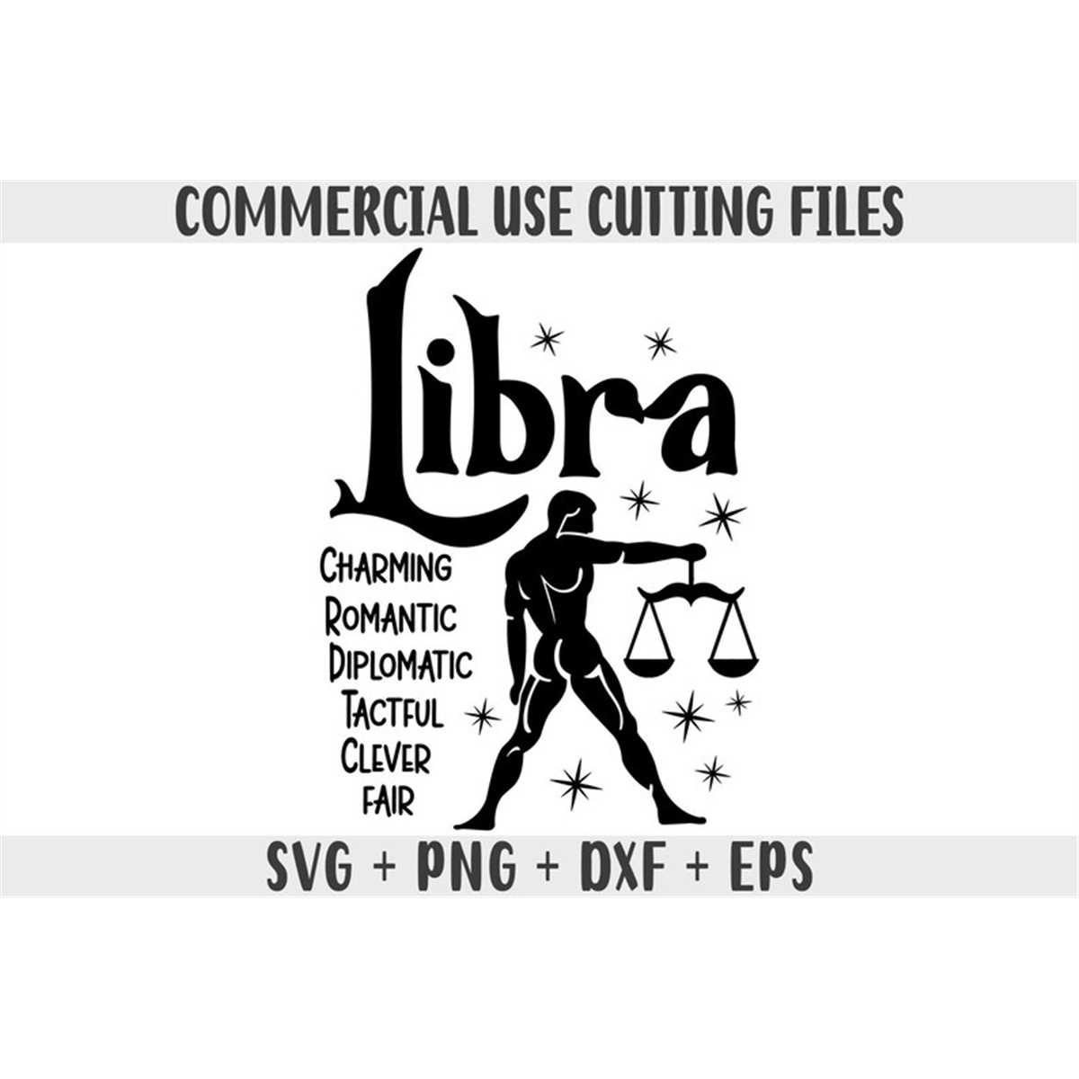 Libra SVG, Zodiac SVG, Zodiac Signs Clipart SVG, Gift For Li | Inspire ...
