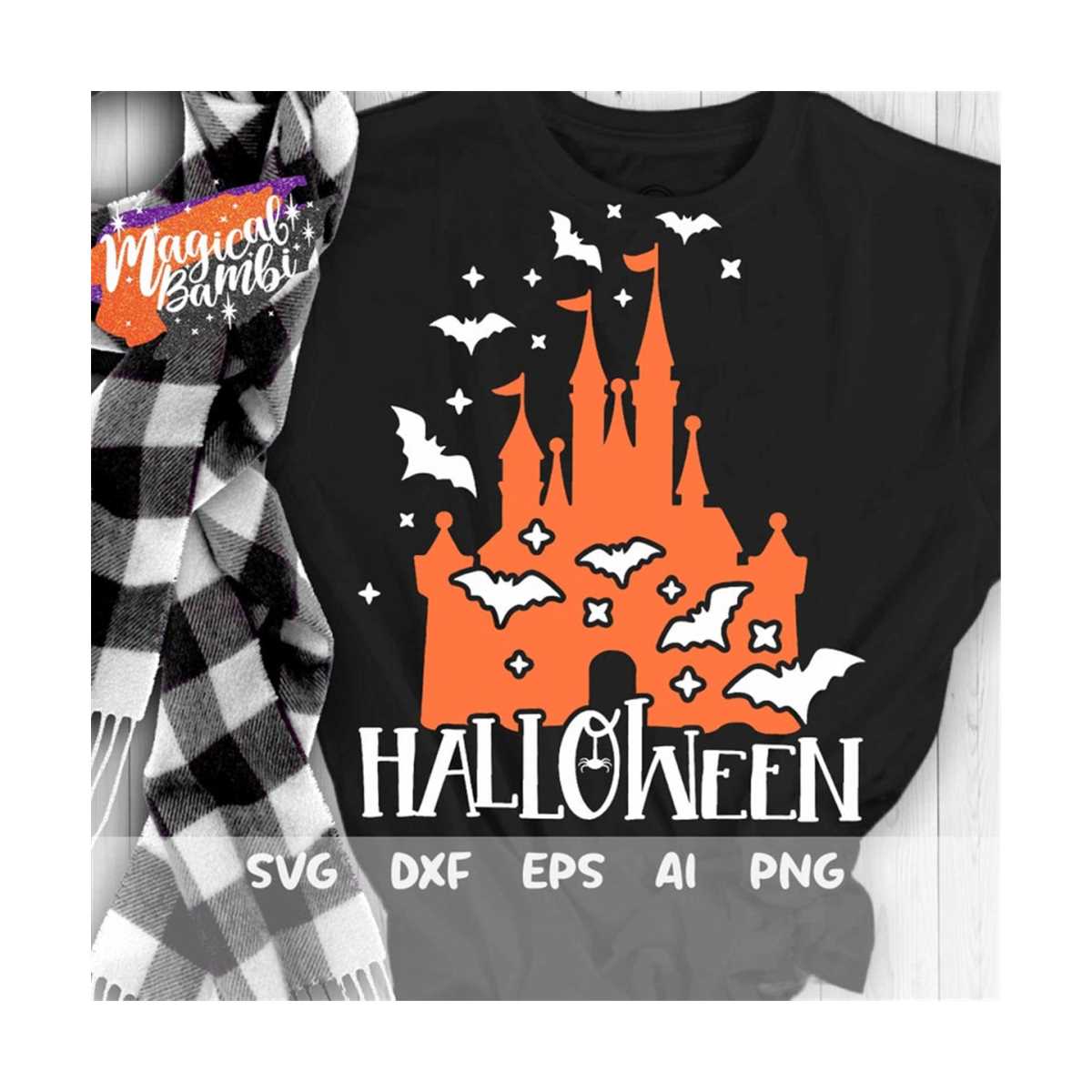 Halloween Svg, Halloween Castle Svg, Trick or Treat Svg, Spo | Inspire ...